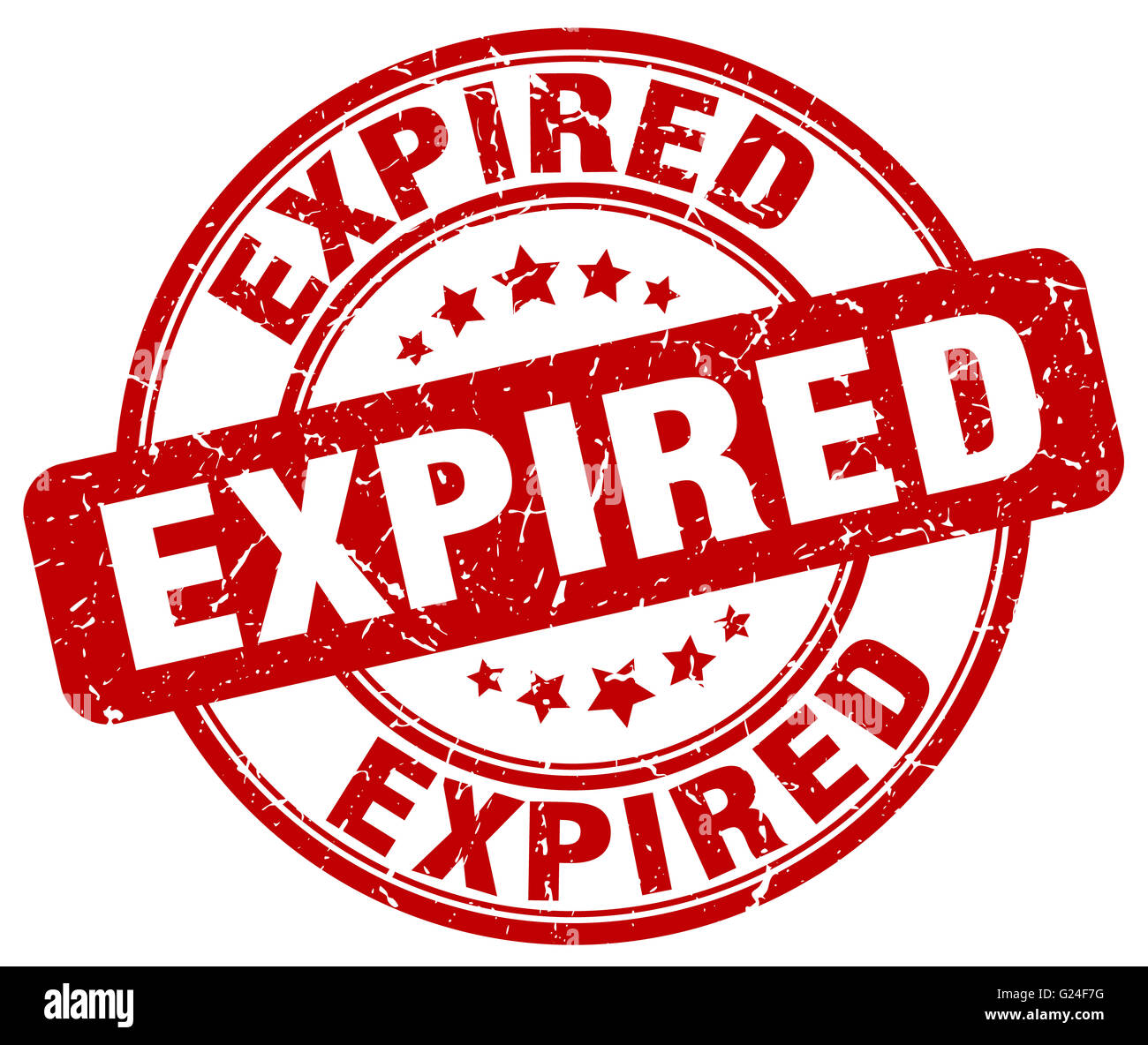 expired red grunge round vintage rubber stamp Stock Photo - Alamy