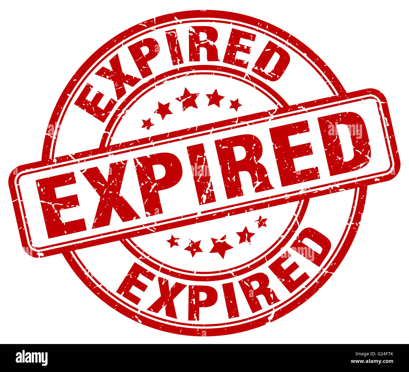 expired red grunge round vintage rubber stamp Stock Photo - Alamy