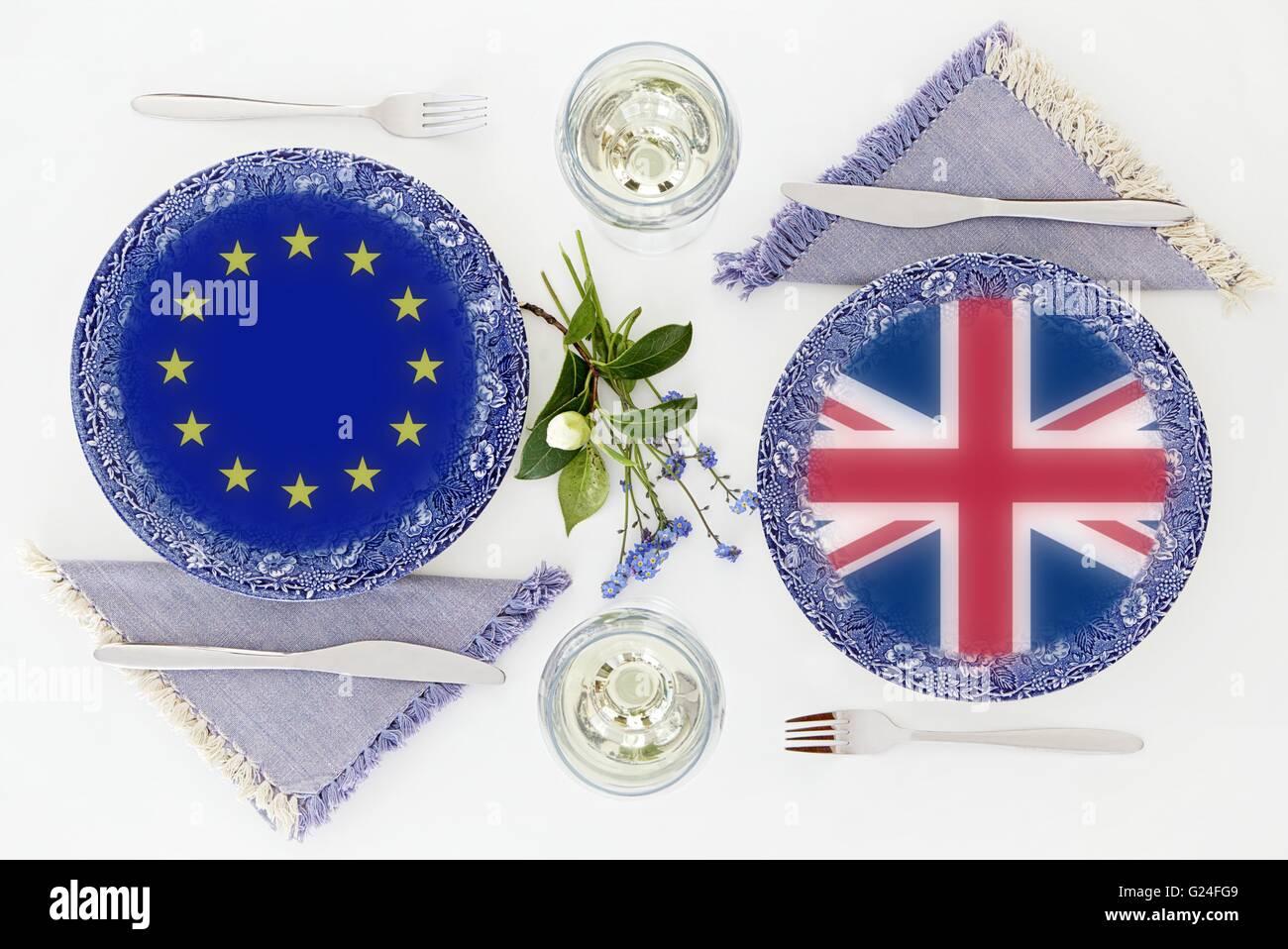 Uk eu flags hi-res stock photography and images - Alamy