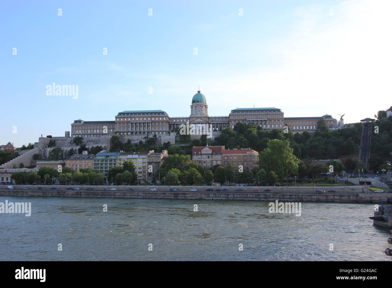 Buda Castle, Danube River, Budapest, Hungary Stock Photo - Alamy