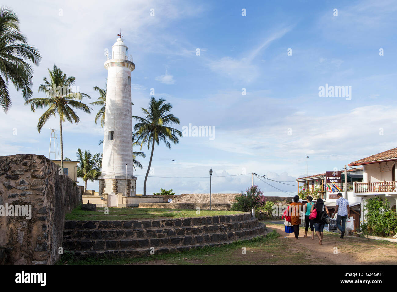 Galle , Sri Lanka . Galle Fort area Stock Photo - Alamy
