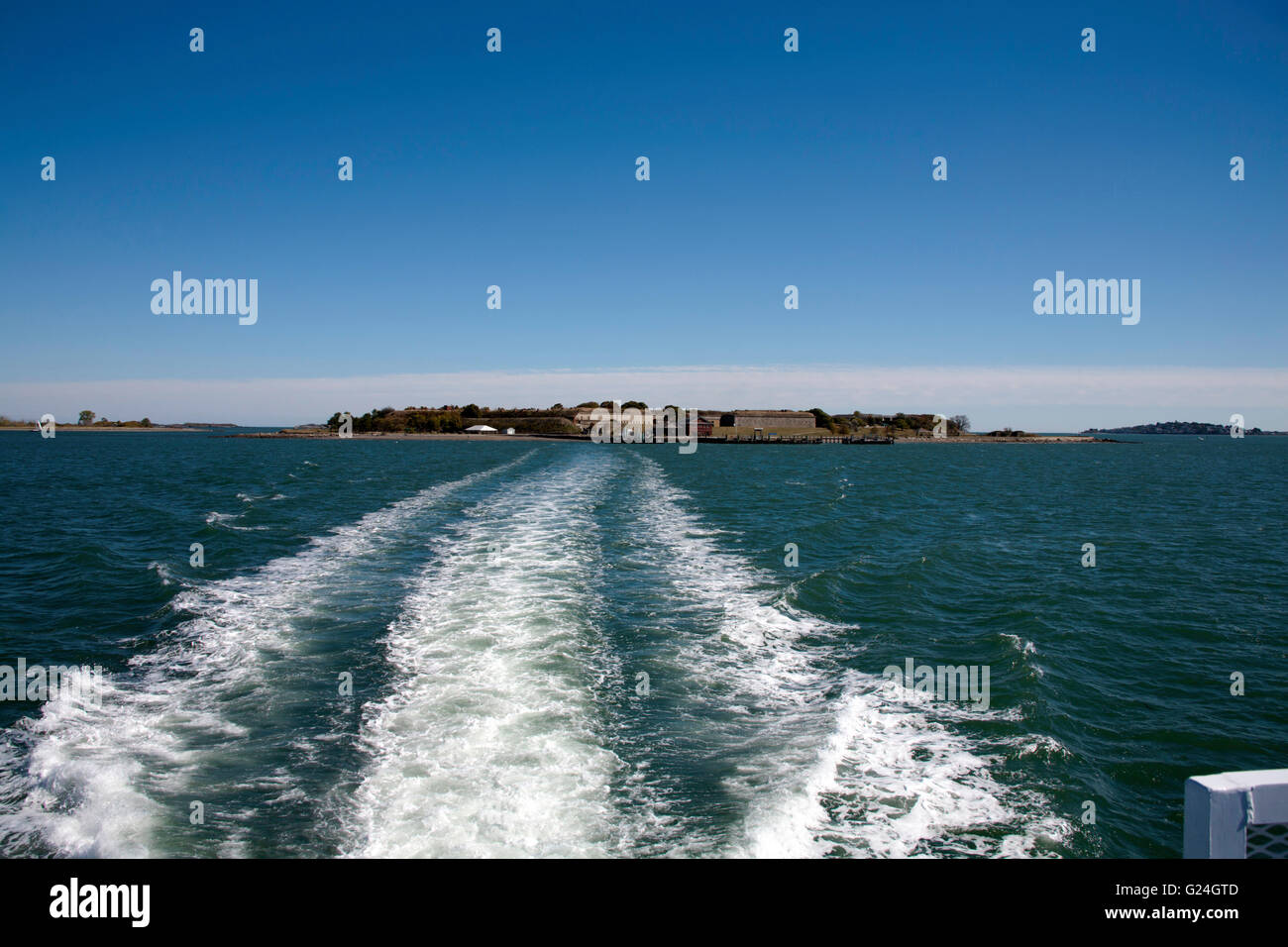 Fort Warren on Georges Island Boston Harbor Islands Massachusetts USA ...