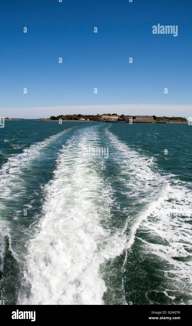 Fort Warren on Georges Island Boston Harbor Islands Massachusetts USA ...