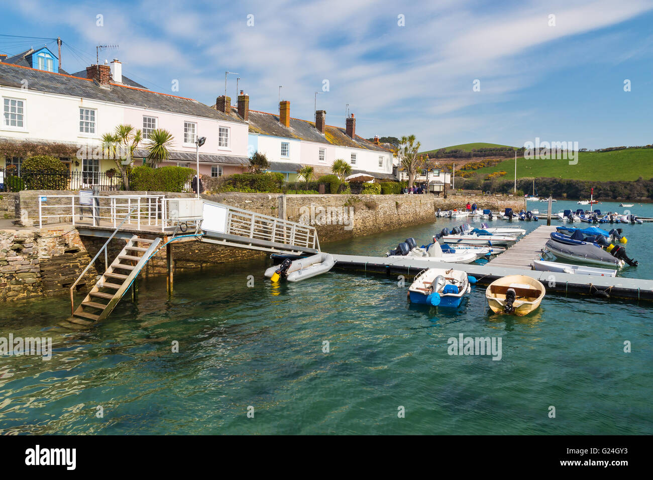 Waterfront at Salcombe South Hams Devon England UK Europe Stock Photo ...