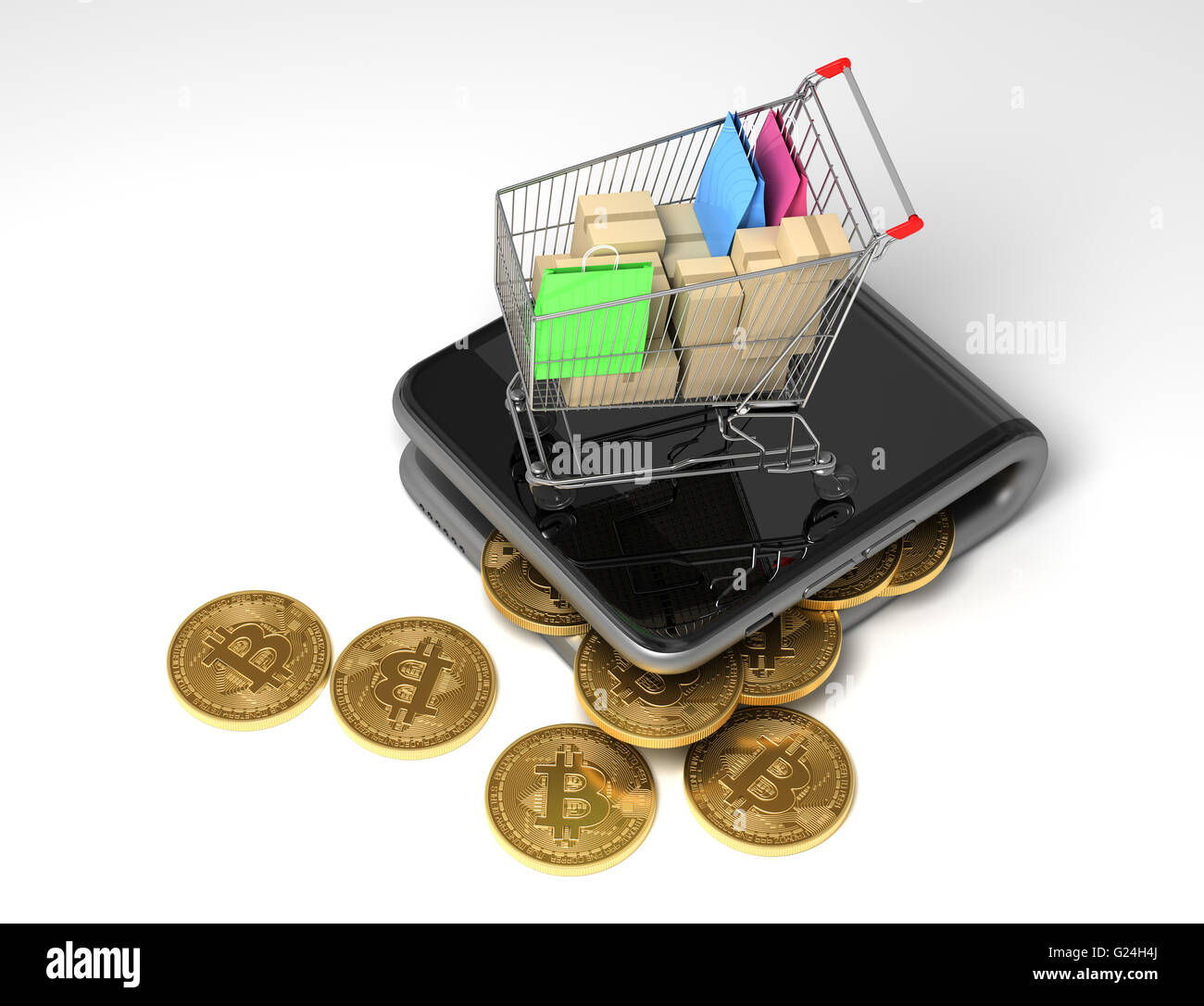 Virtual shopping cart hi-res stock photography and images - Alamy