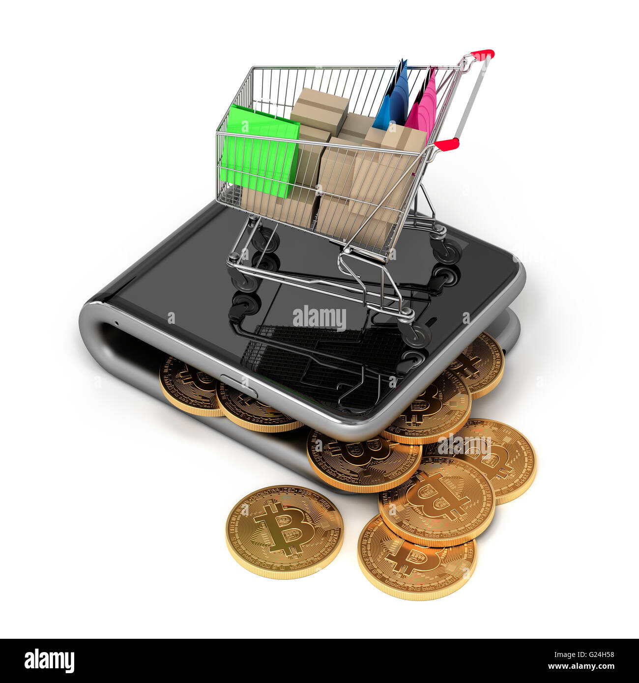 Virtual technology money Cut Out Stock Images & Pictures - Alamy