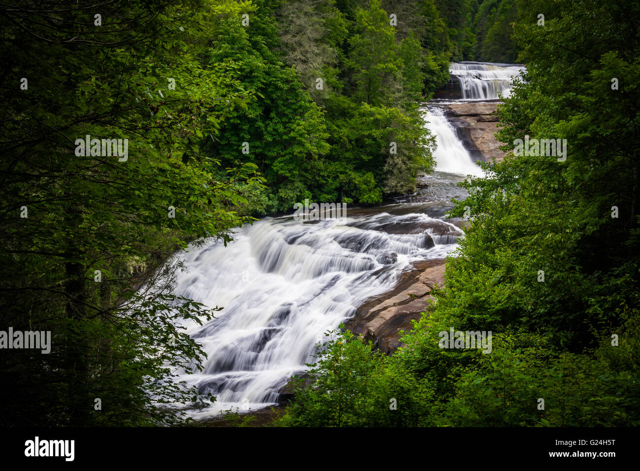 Dupont state forest triple falls hi-res stock photography and images ...