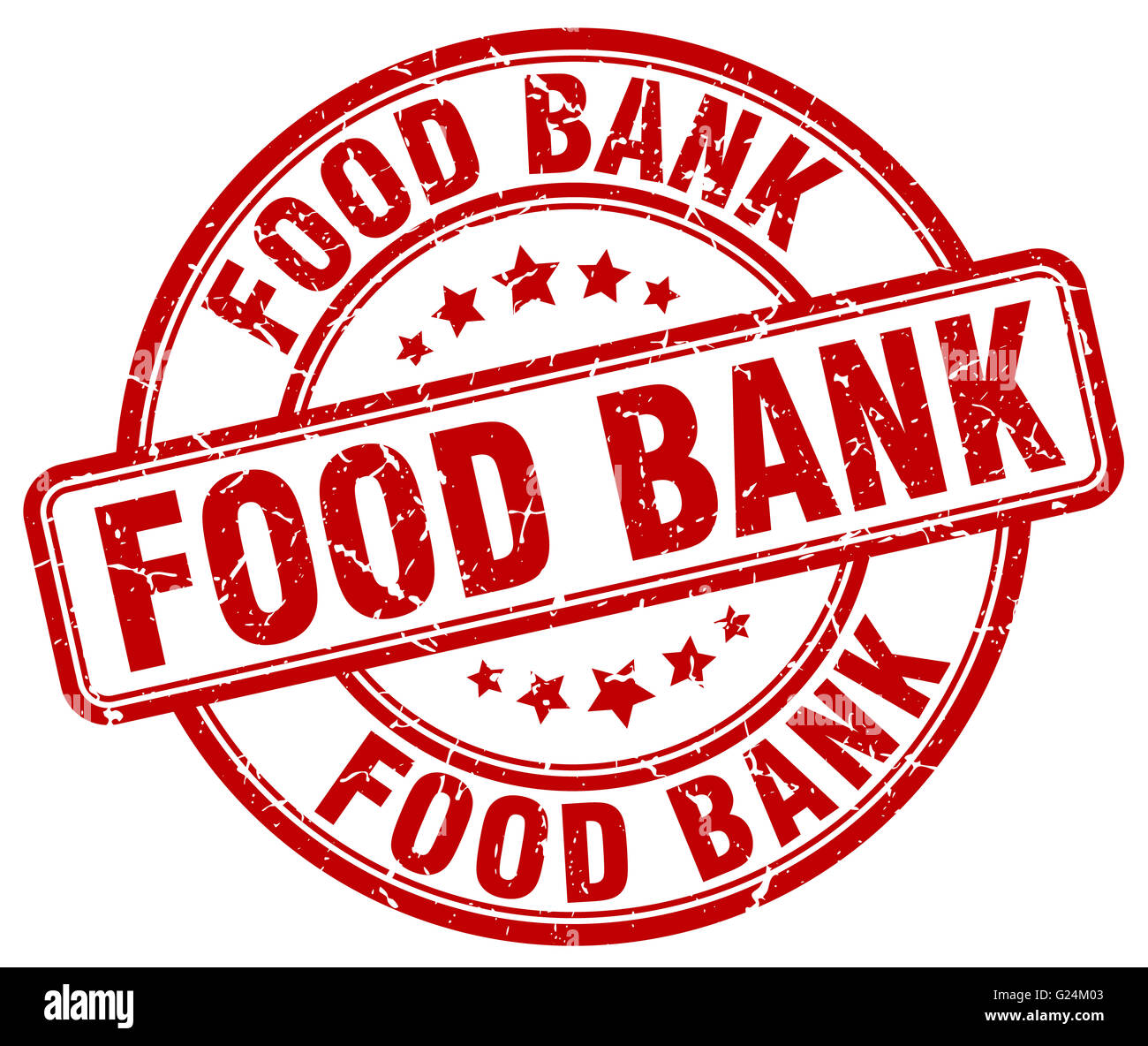 Food bank stamp sign seal hi-res stock photography and images - Alamy