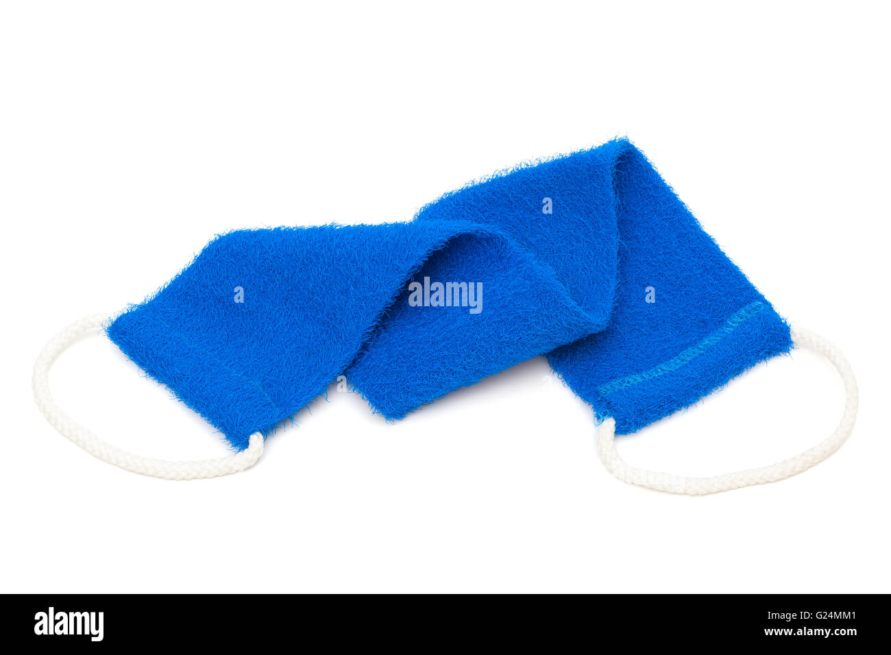 beautiful blue wisp on a white background Stock Photo - Alamy