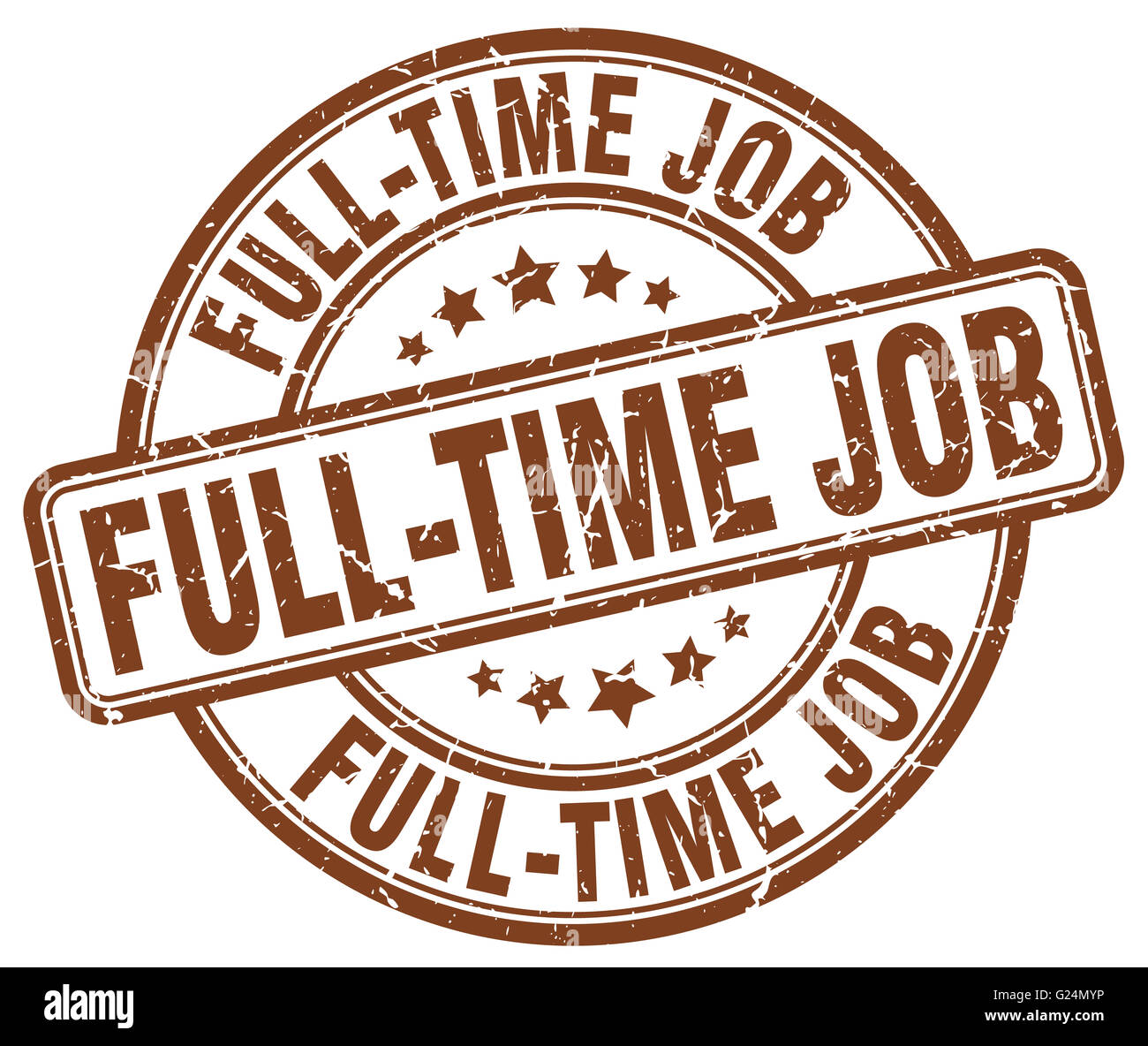 Full time rubber stamp hi-res stock photography and images - Alamy