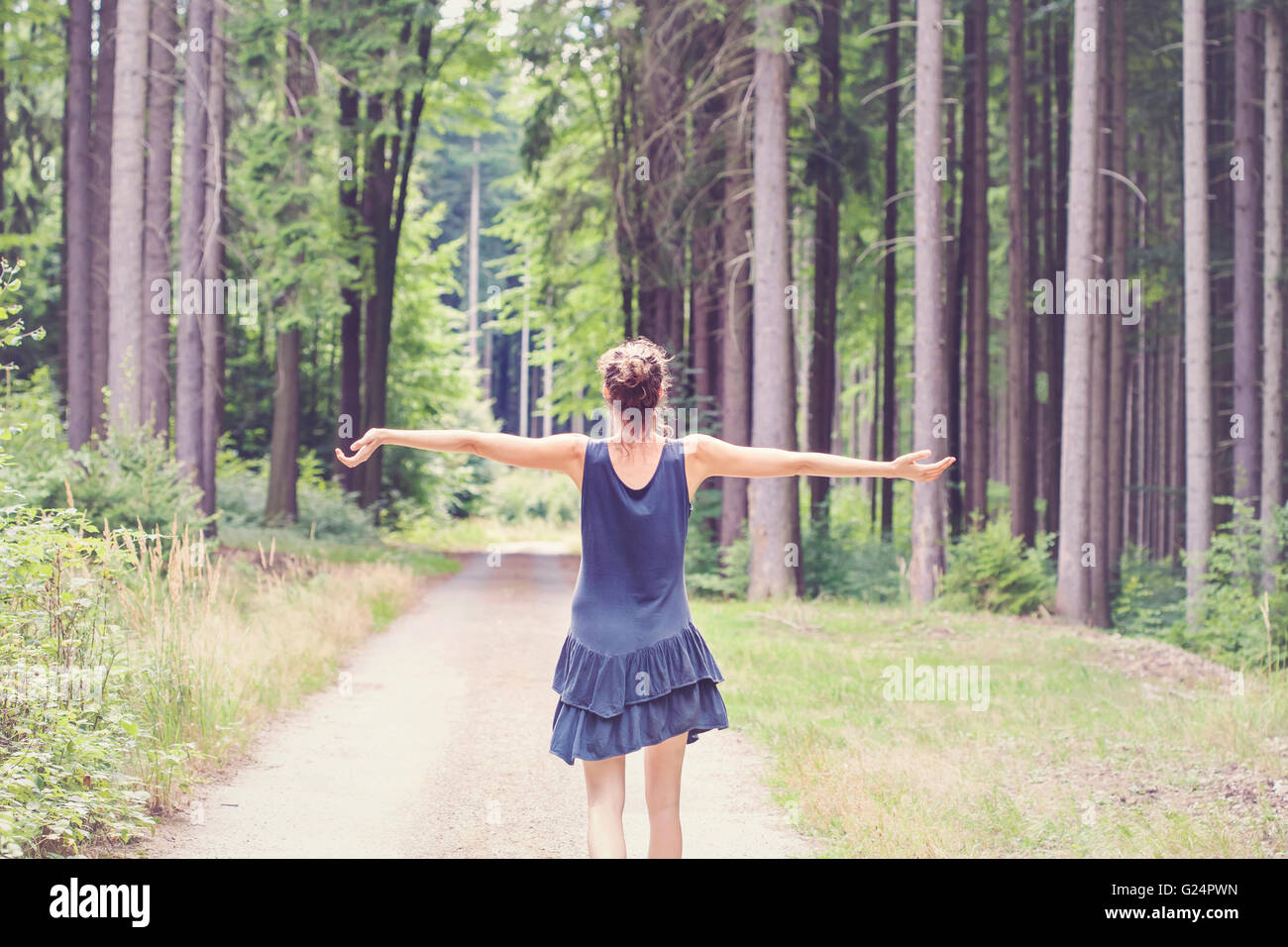 Mother girl hug arm hi-res stock photography and images - Alamy
