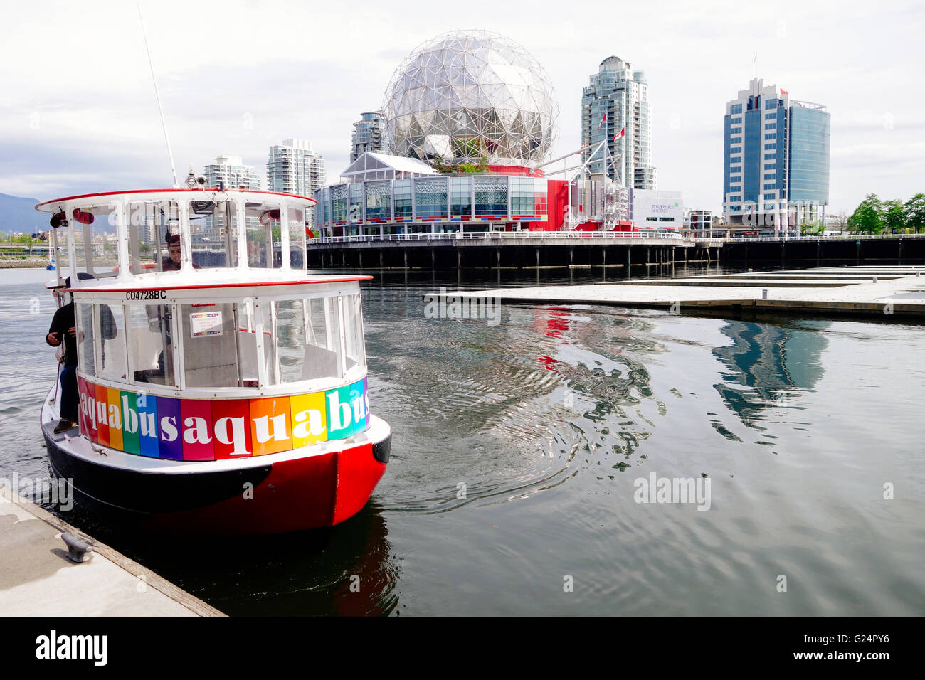Vancouver aquabus ferry boat tour Stock Photo - Alamy