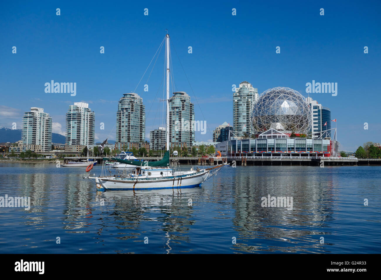 Vancouver Science center Sphere building Stock Photo - Alamy
