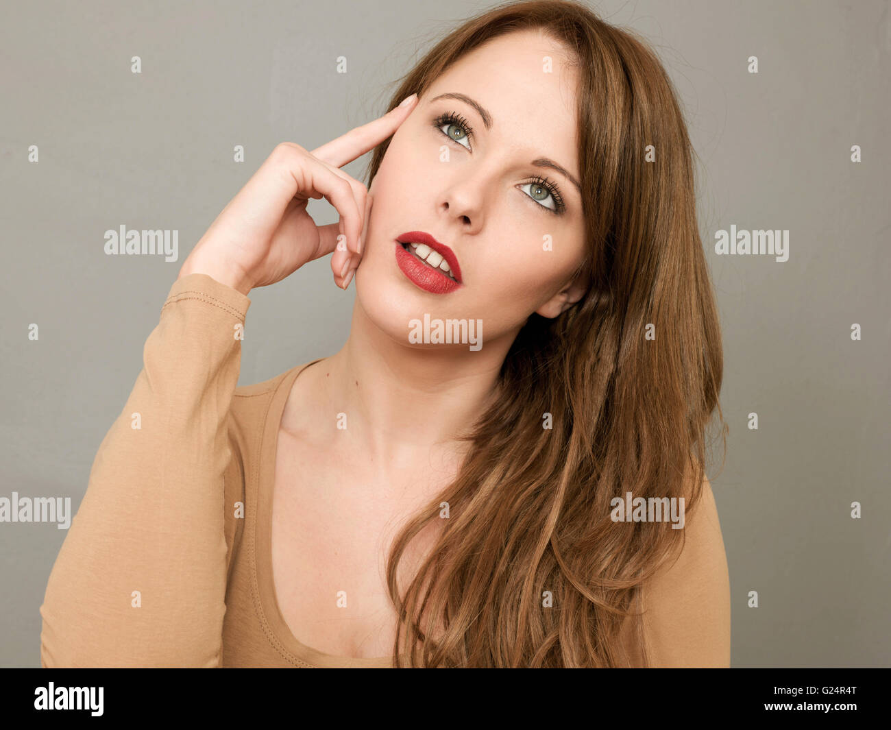 Thoughtful pose hi-res stock photography and images - Alamy