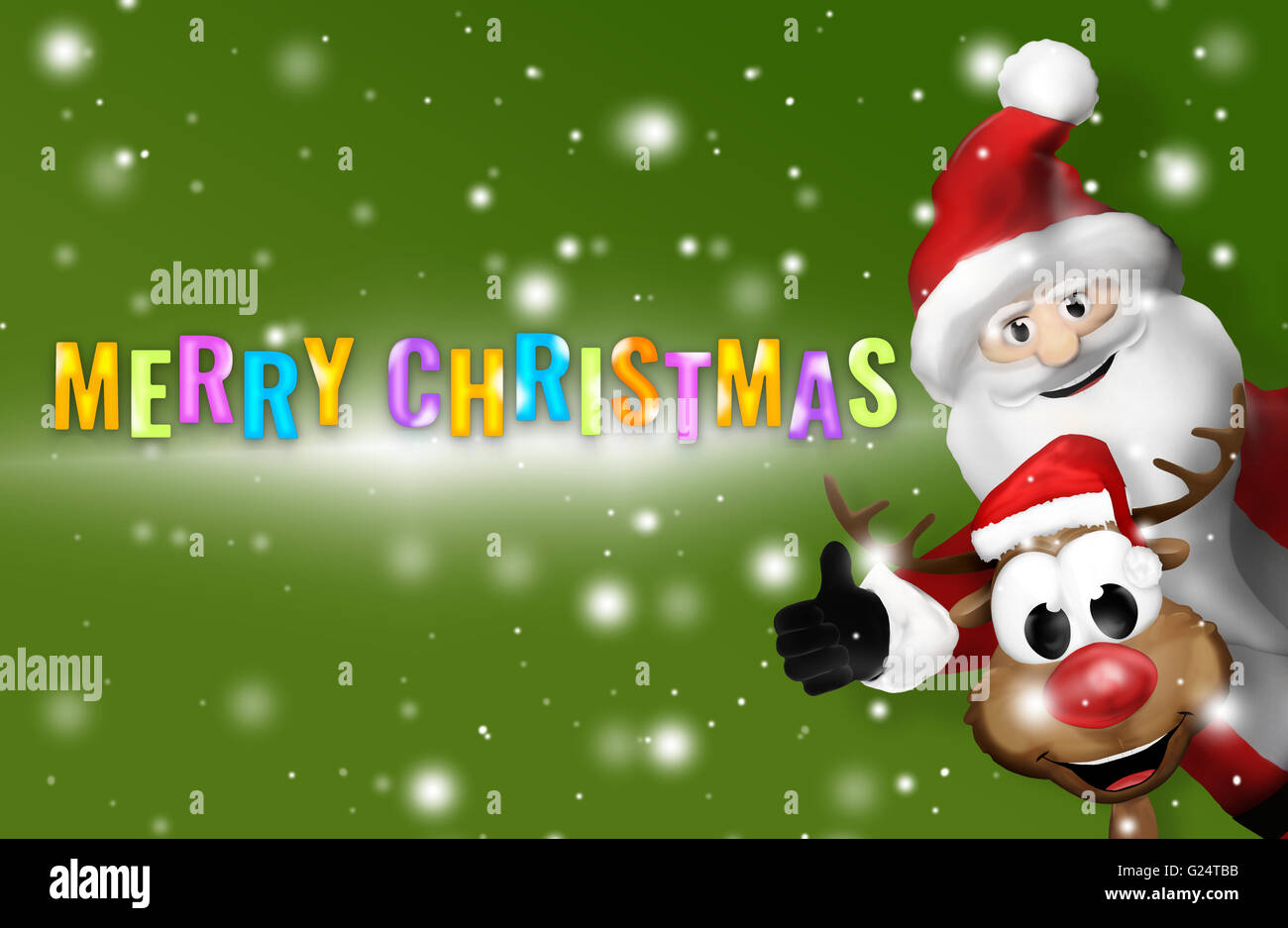 Merry christmas theme 3d text hi-res stock photography and images - Alamy