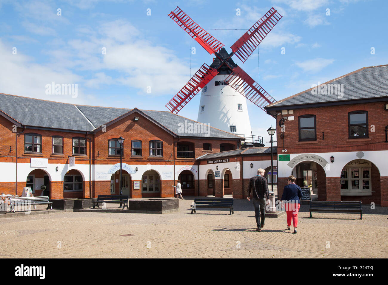 Marsh Mill, 18th-century tower windmill, structure, style, tiling ...