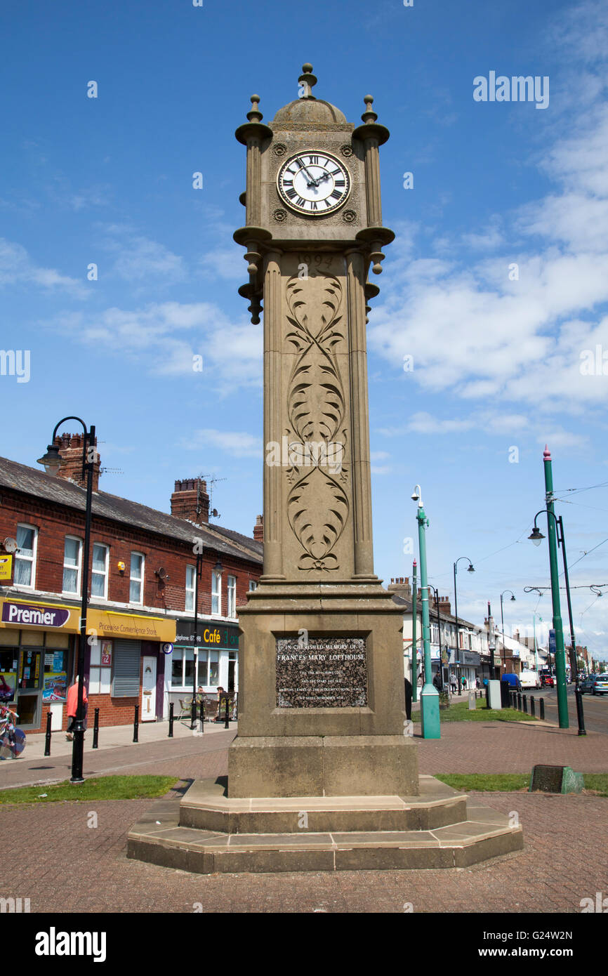 "Four Faced Liar" Clock Tower, Ash Street, Fleetwood Stock Photo - Alamy