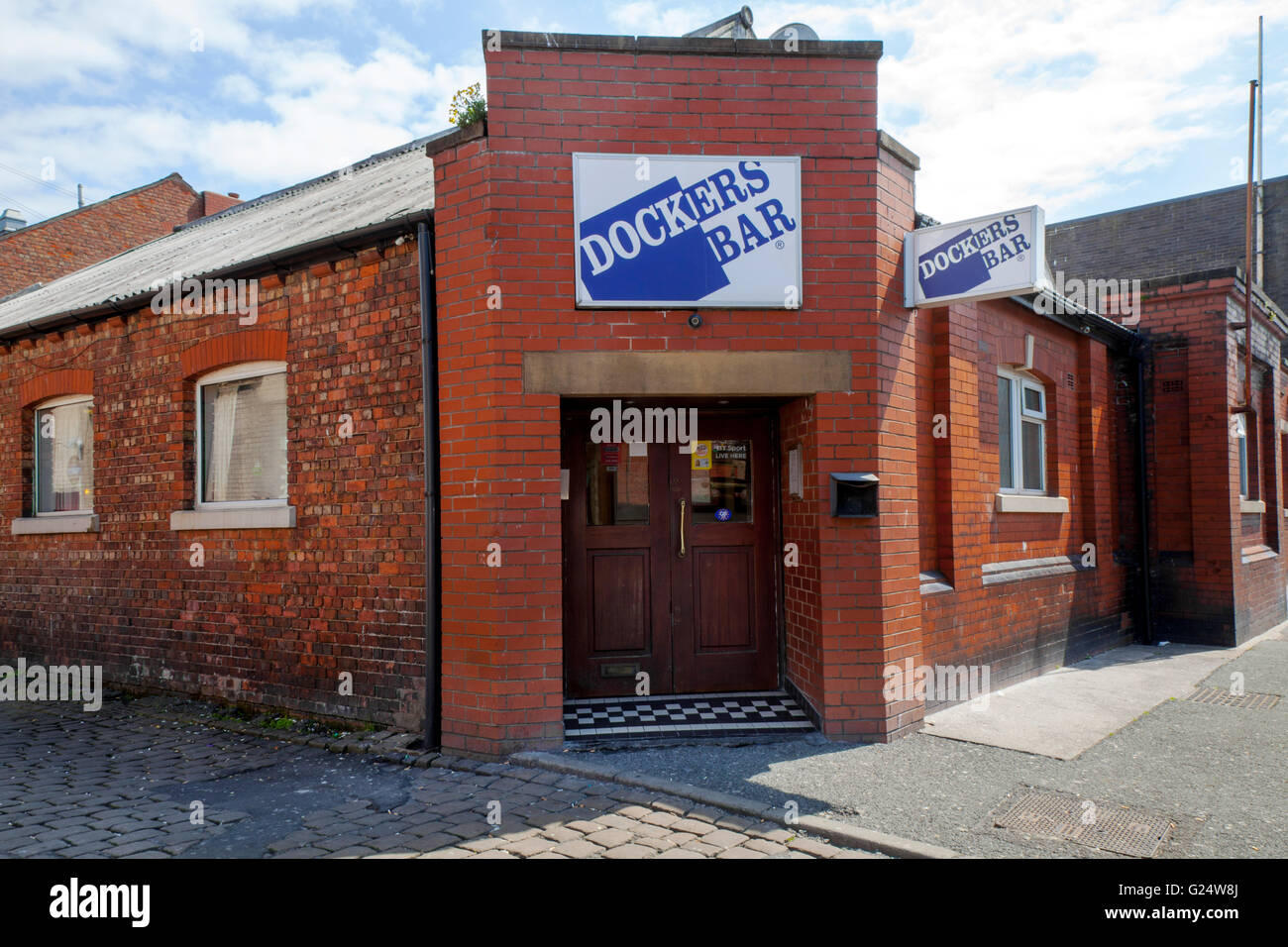 Ale house supplying food and drink Docker's public bar Fleetwood ...