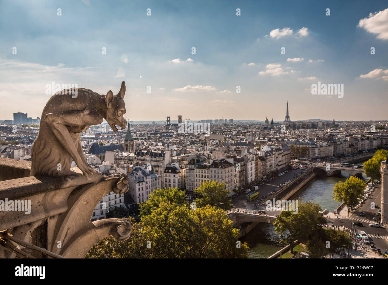 Paris panoramic view hi-res stock photography and images - Alamy