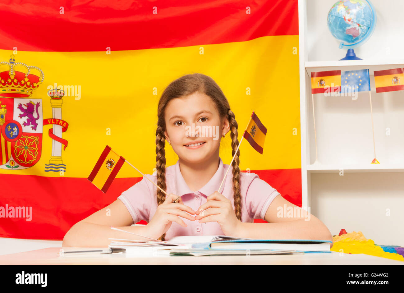 Spanish schoolgirl hi-res stock photography and images - Alamy