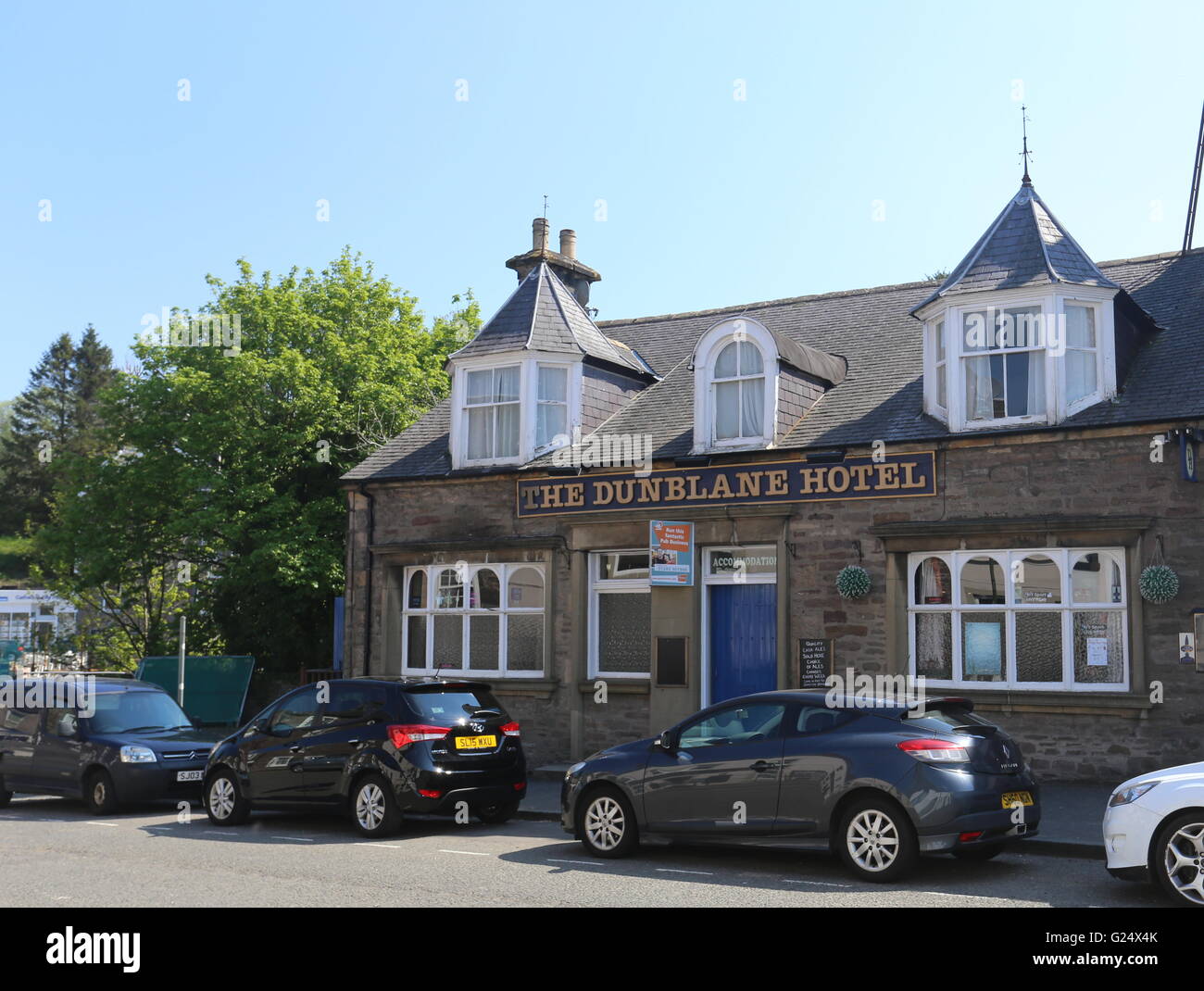 Exterior of Dunblane Hotel Dunblane Scotland May 2016 Stock Photo - Alamy