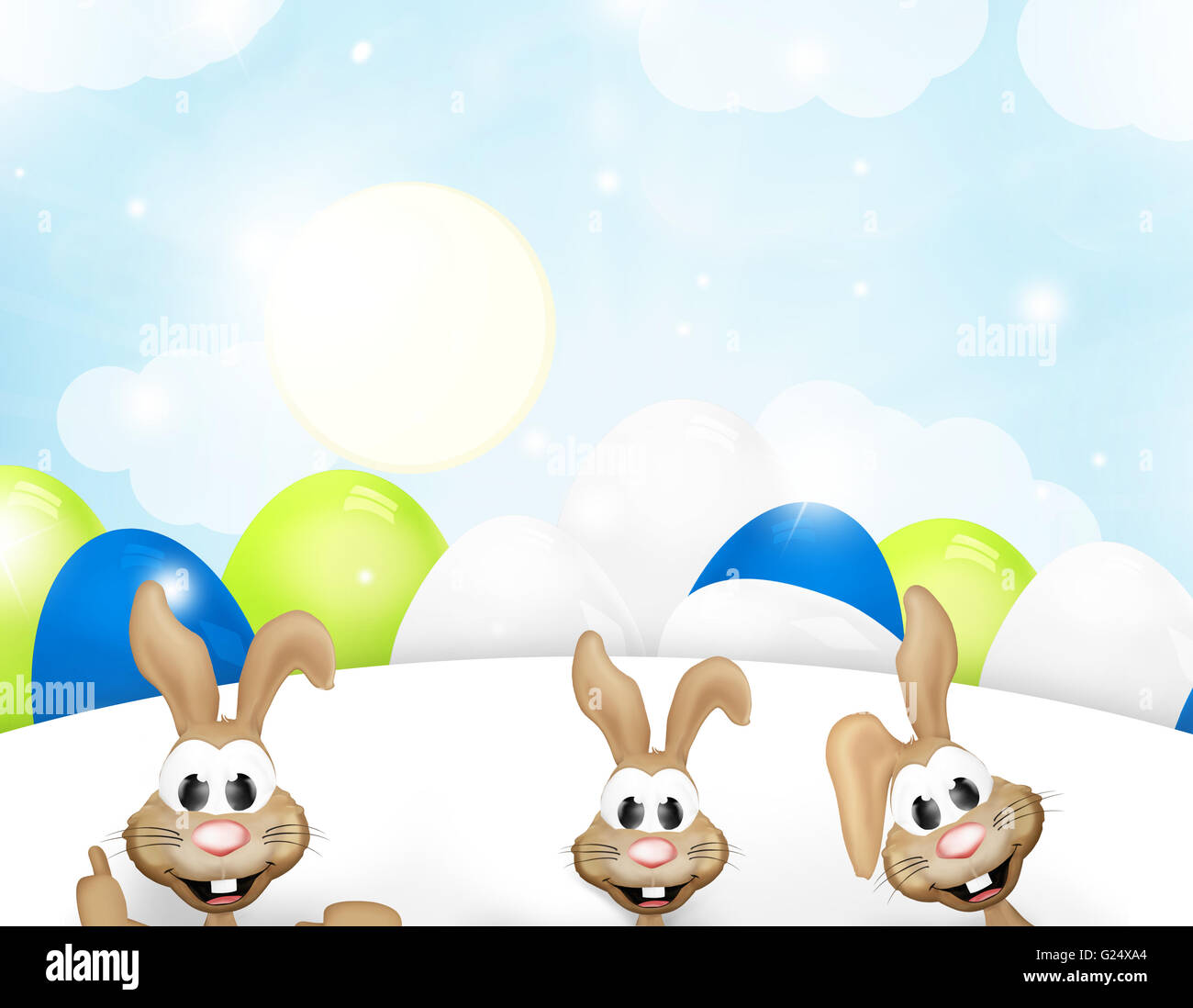 Thumbs up easter bunny hi-res stock photography and images - Alamy