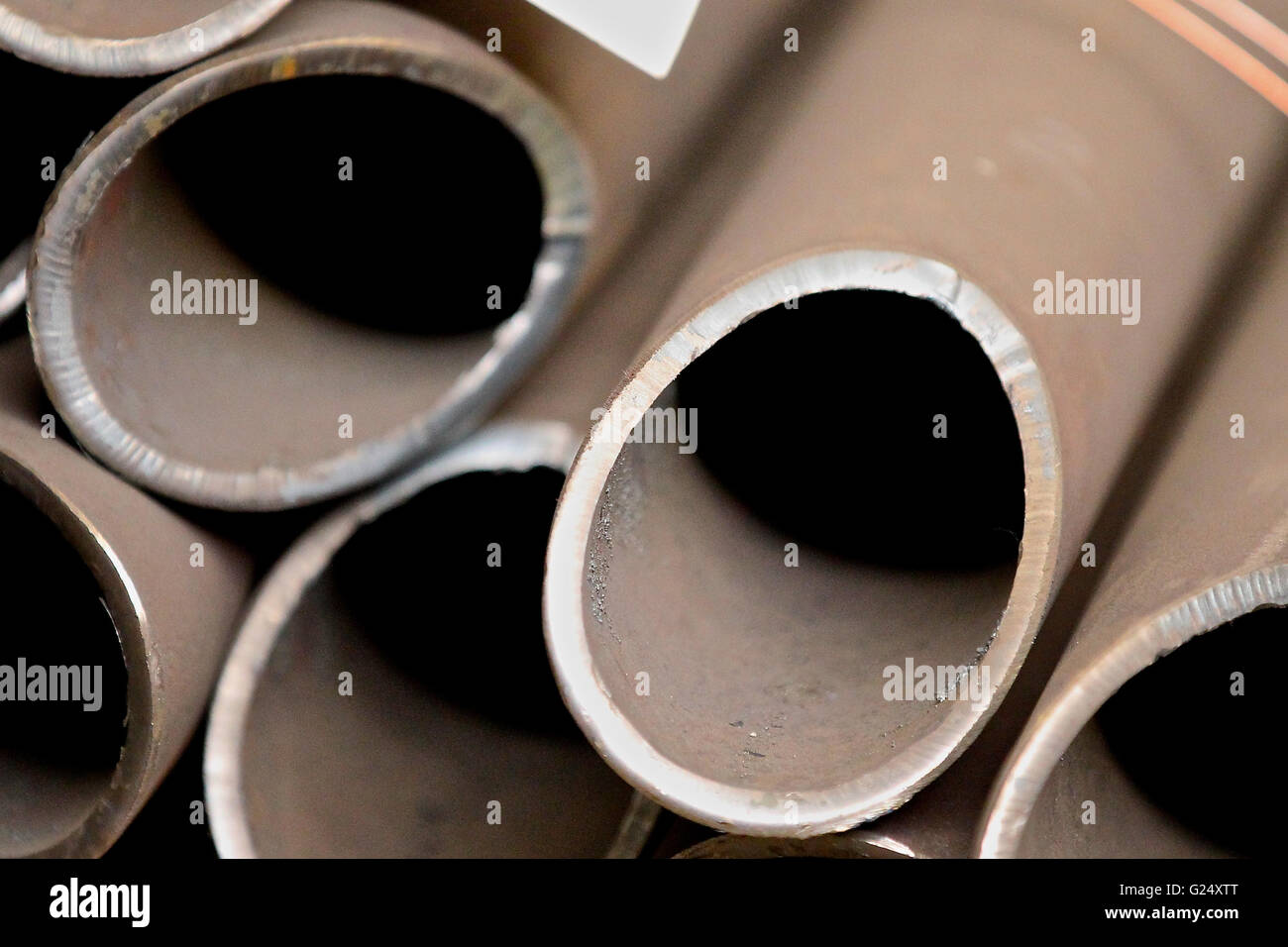 pipe section for further welding in structures Stock Photo - Alamy