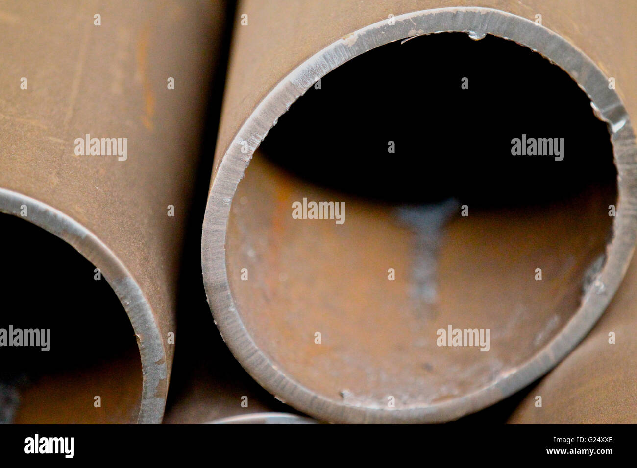 pipe section for further welding in structures Stock Photo - Alamy