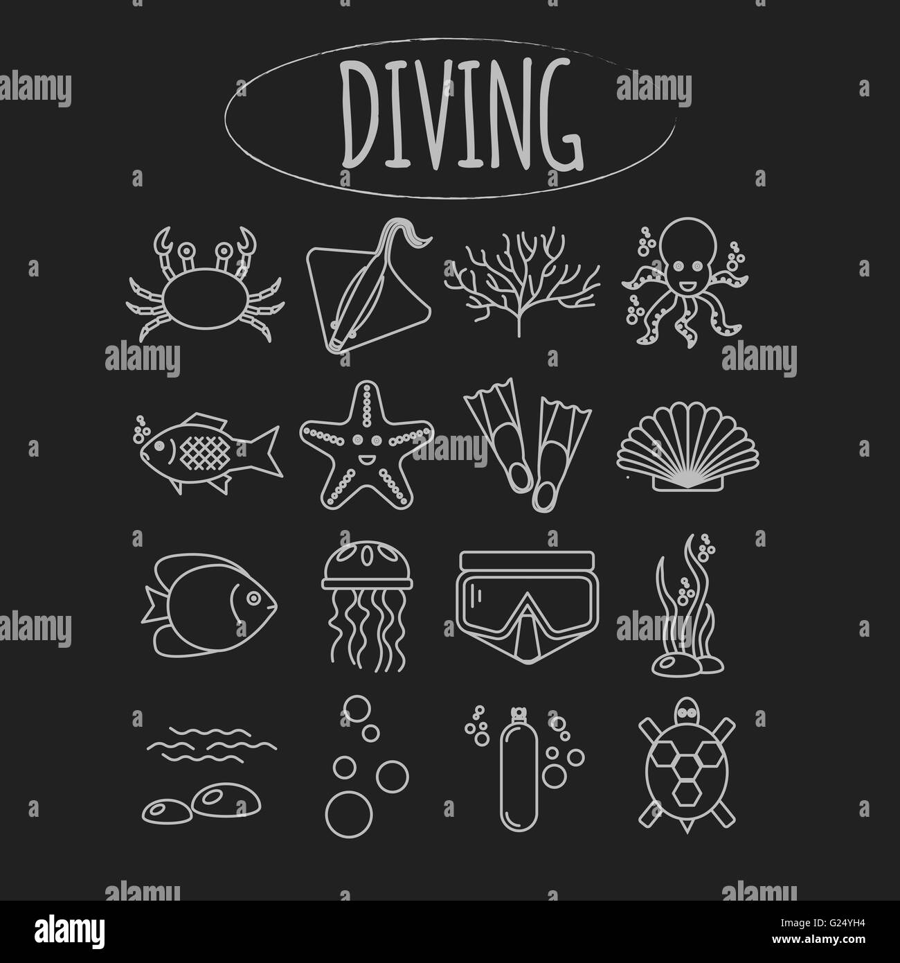 Deep sea starfish Black and White Stock Photos & Images - Alamy