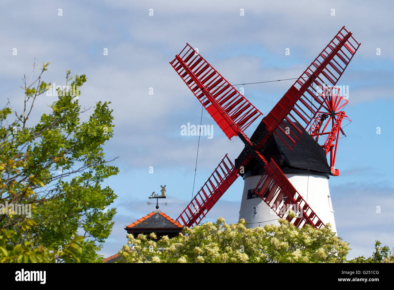 Marsh Mill 18th-century tower corn windmill is a prominent local ...