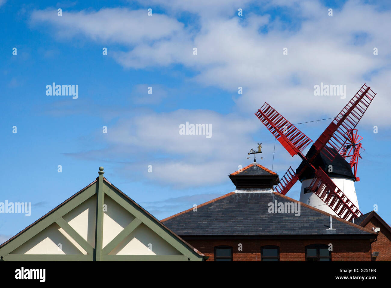 Marsh Mill 18th-century tower windmill is a prominent local landmark at ...