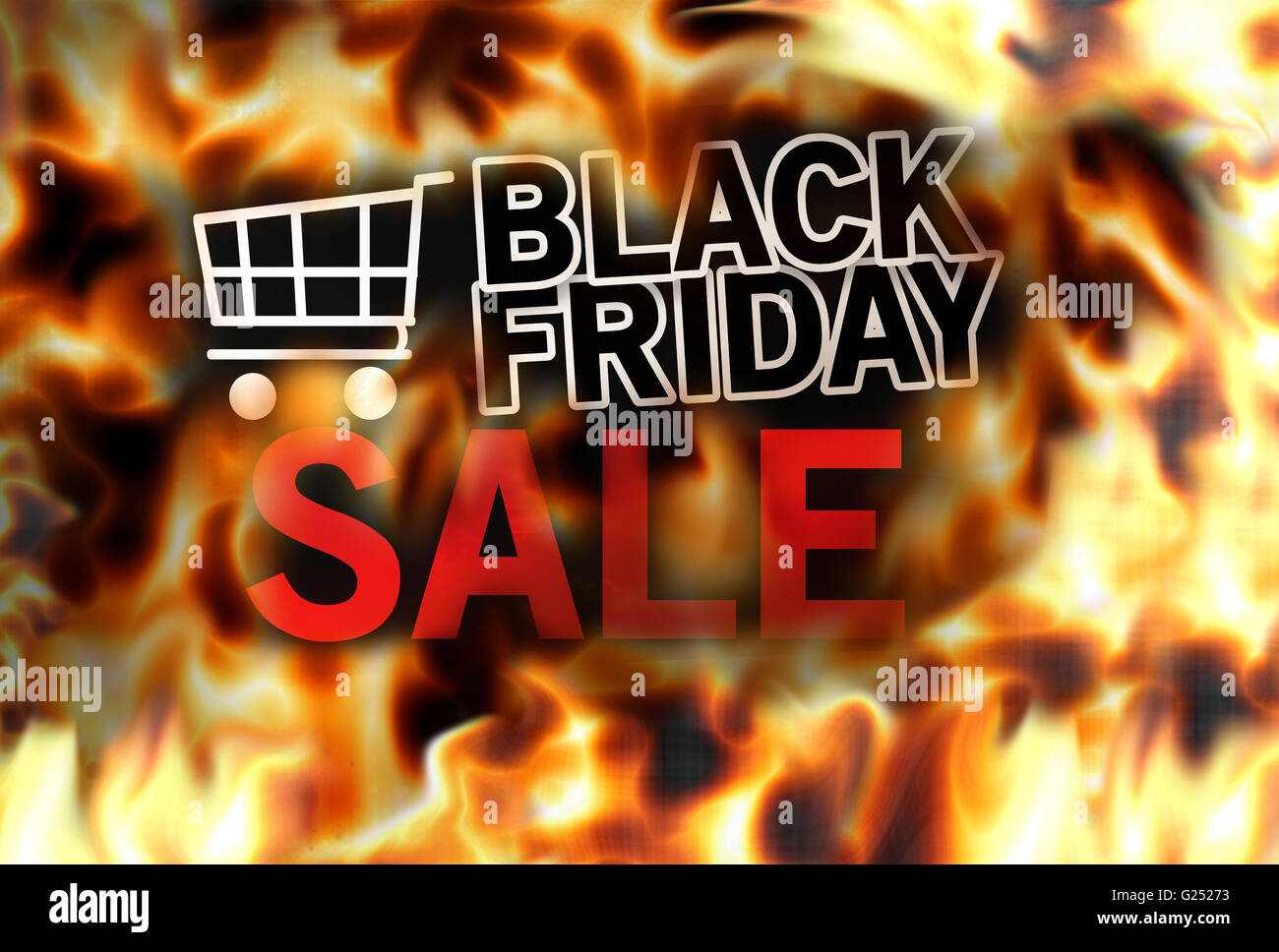 Black friday fire hi-res stock photography and images - Alamy