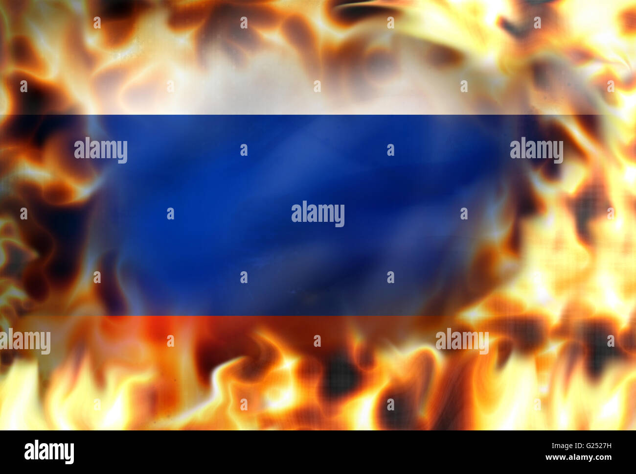 Russia Flag Burn Stock Photos & Russia Flag Burn Stock Images - Alamy
