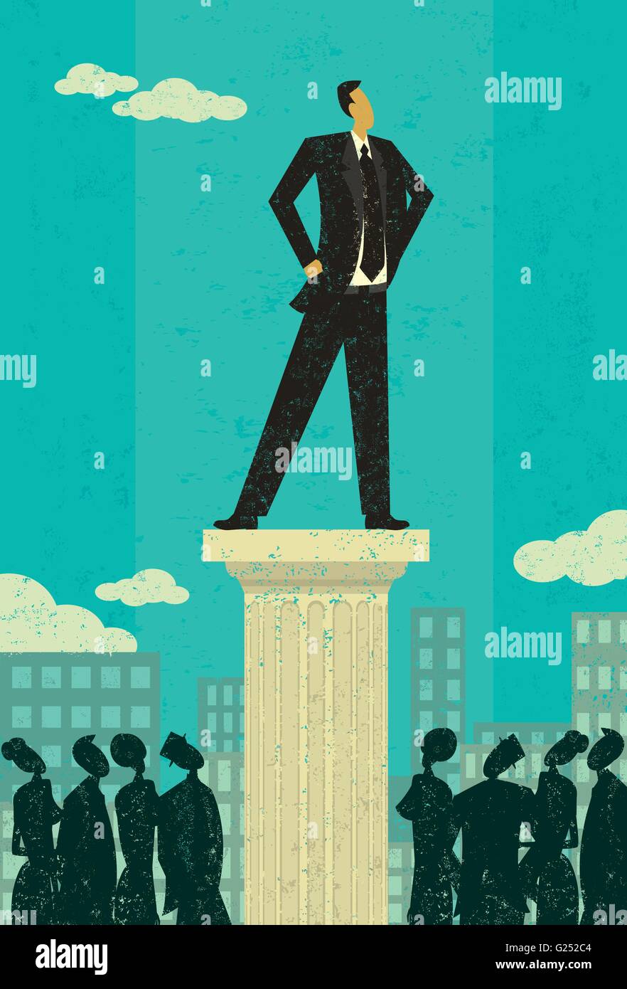 Man leadership Stock Vector Images - Alamy
