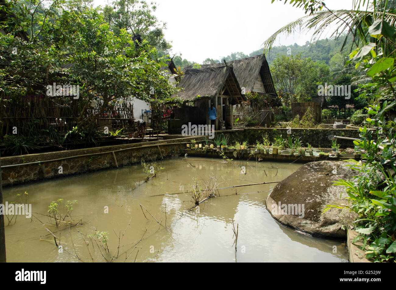 Sundanese traditional village Stock Photo - Alamy