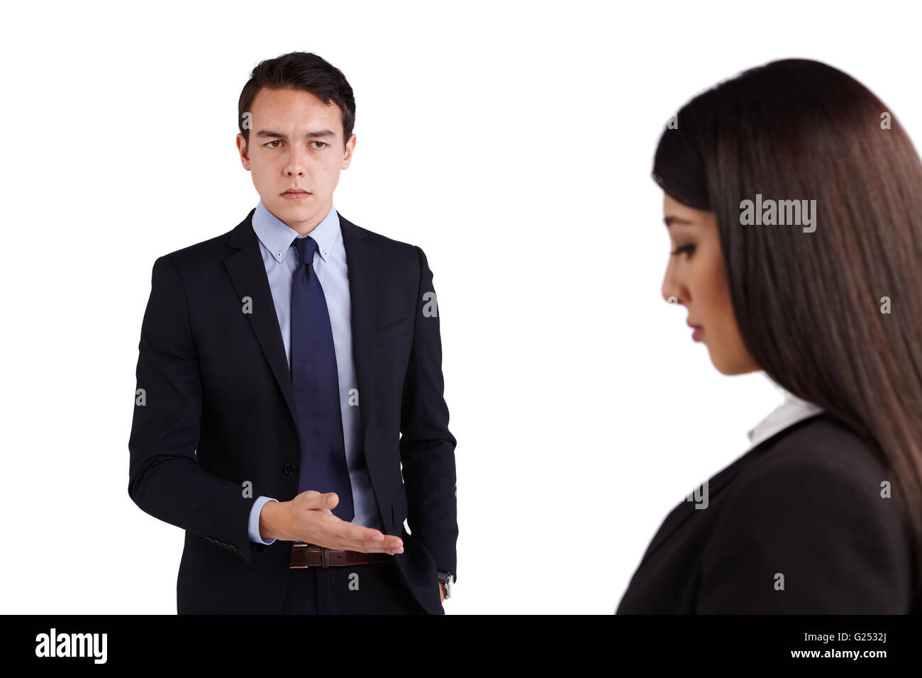 Reprimanding hi-res stock photography and images - Alamy