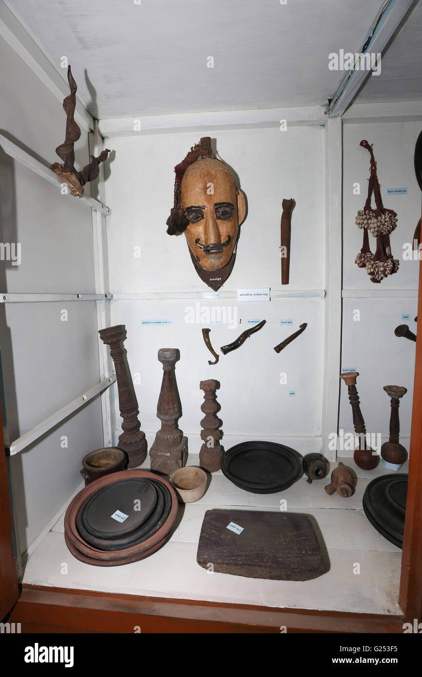 GOND TRIBE - Gond Tribal articles on display in Mahur Museum, Mahur ...