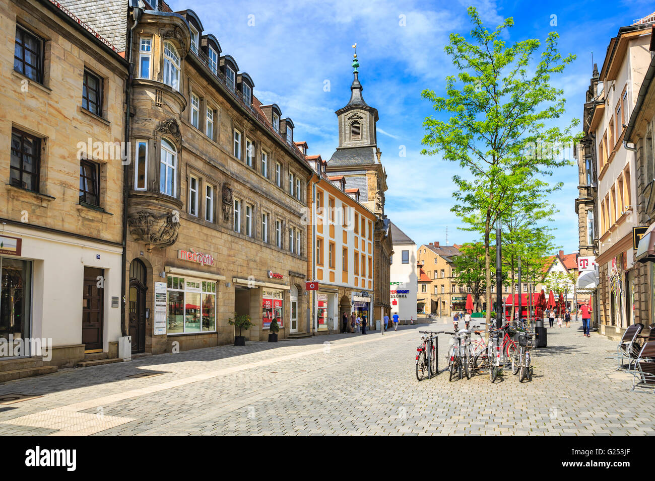 BAYREUTH, GERMANY - CIRCA MAI, 2016: Bavarian Town Bayreuth at ...