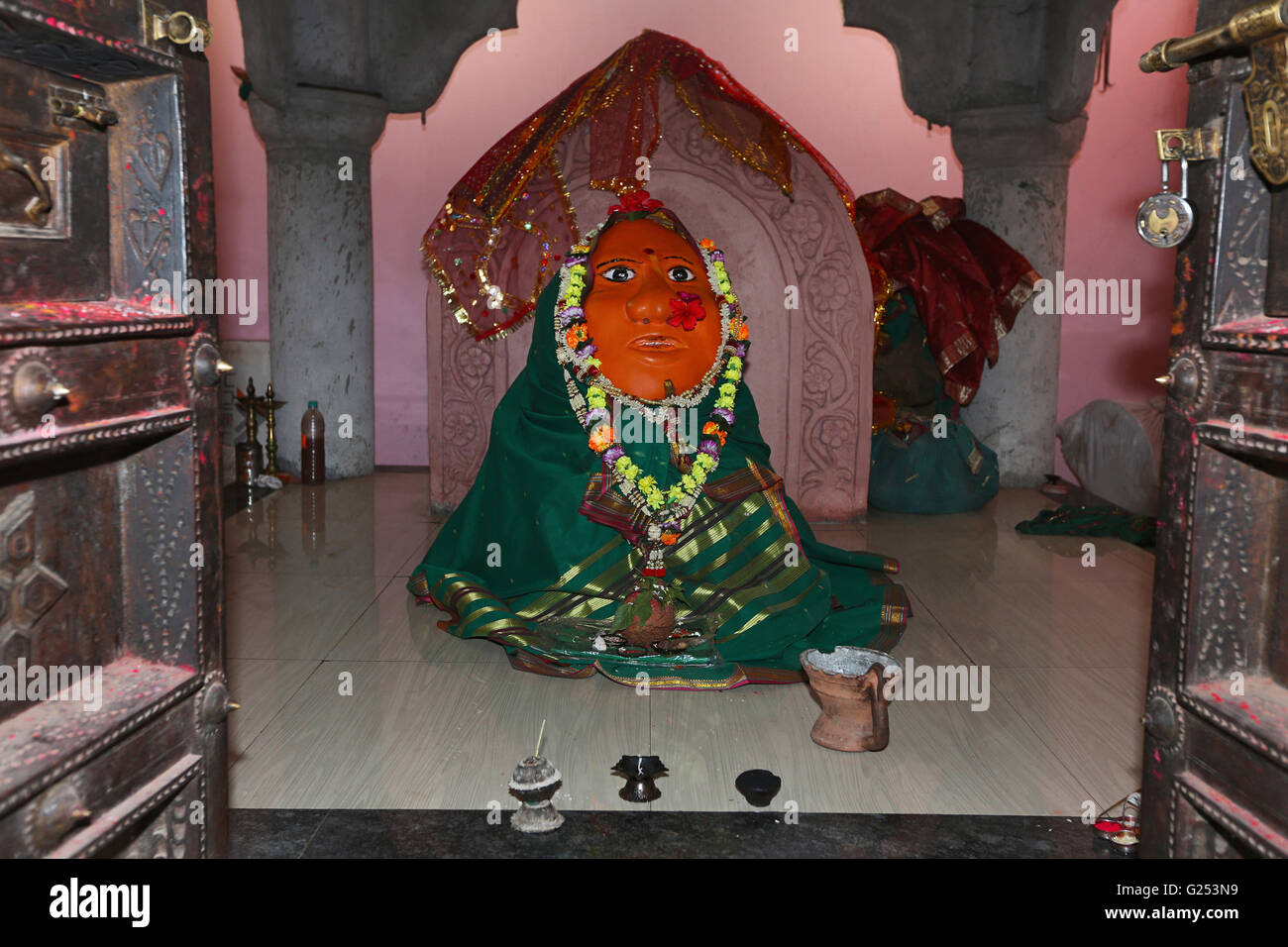 ANDH TRIBE - Waghai Devi ( Goddess ) statue in Waghai Devi Temple ...