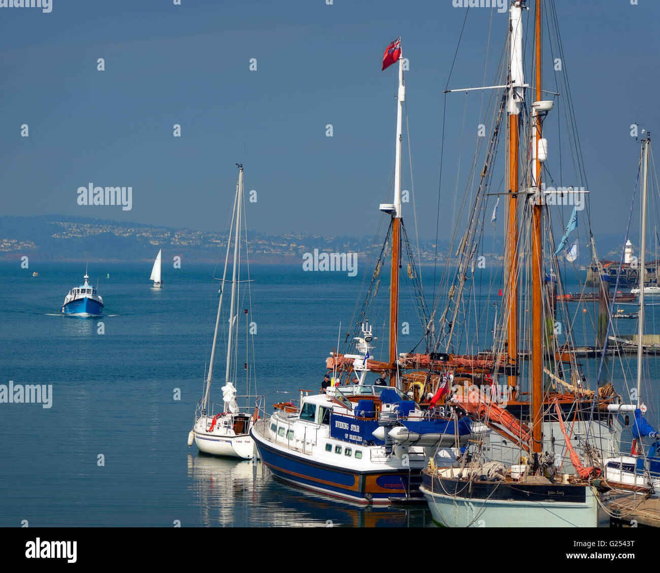 Brixham harbour devon sailing hi-res stock photography and images - Alamy
