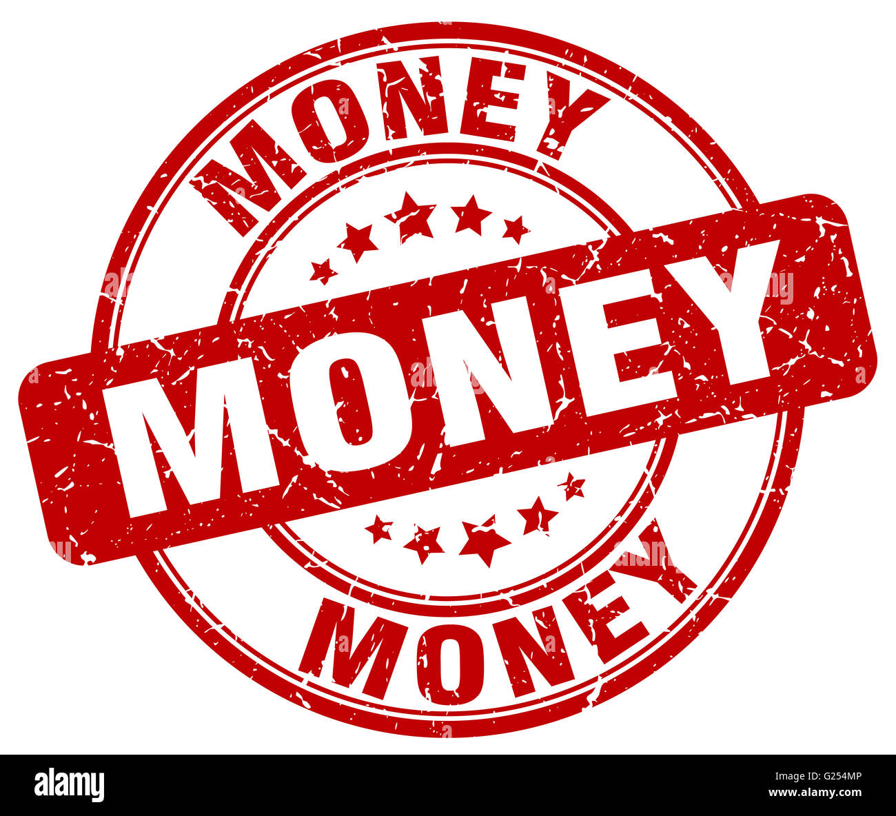 money red grunge round vintage rubber stamp Stock Photo - Alamy