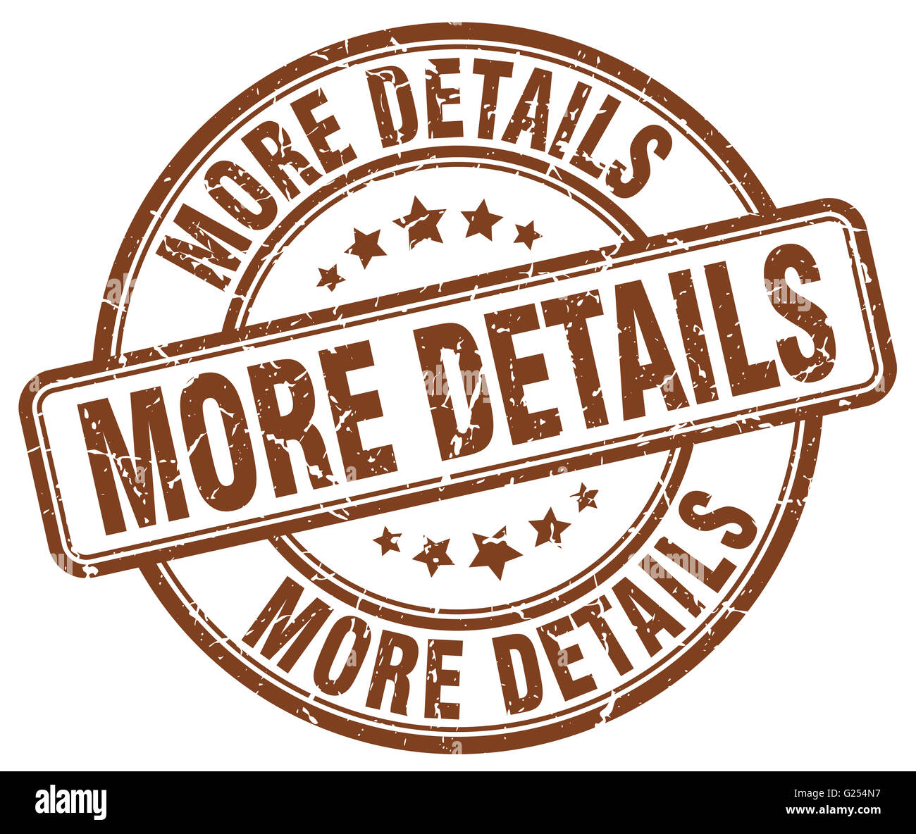 more details brown grunge round vintage rubber stamp Stock Photo - Alamy