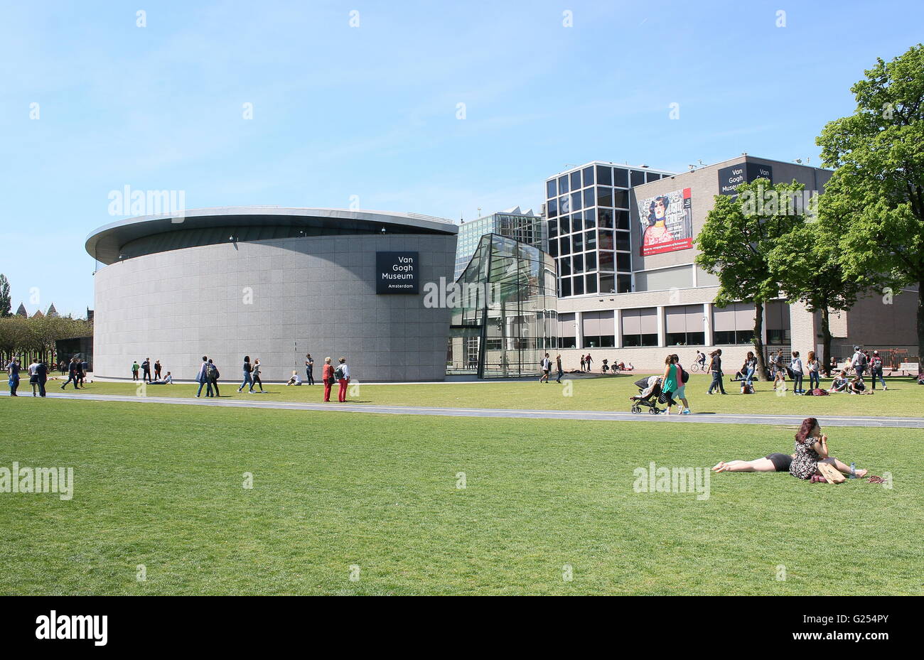 Renovated Van Gogh Museum at Museumplein (Museum Square), Amsterdam ...