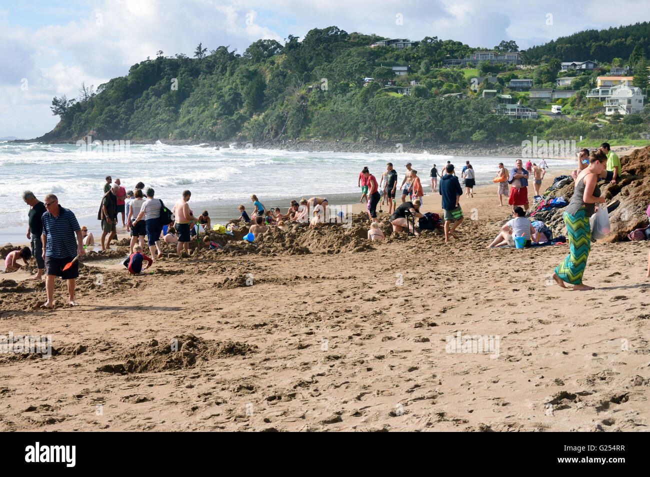 Hot Water Beach Stock Photo - Alamy