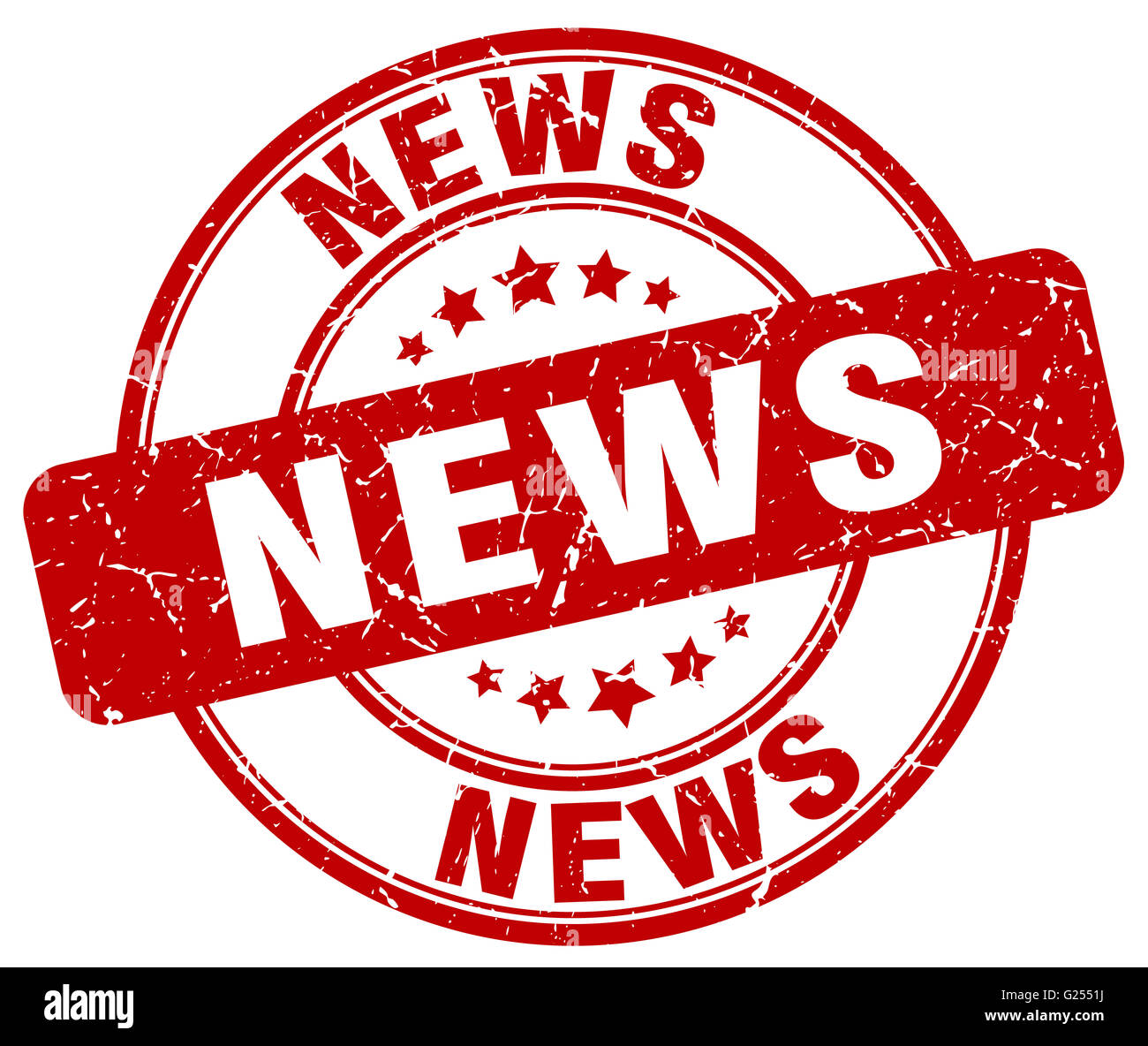 news red grunge round vintage rubber stamp Stock Photo - Alamy
