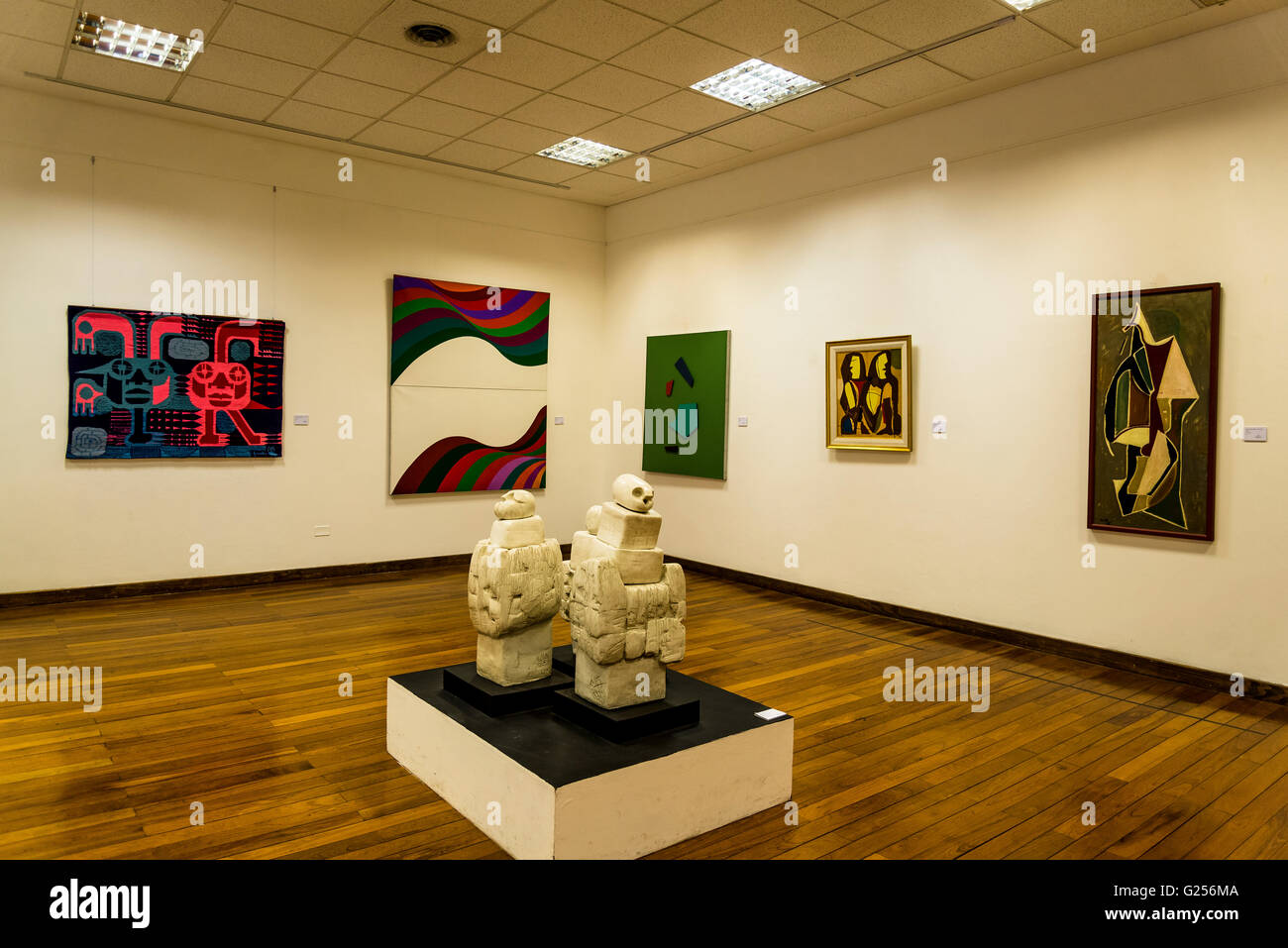 Elsa Salfity 'Ritual Dance' sculpture, Fine Arts Museum, Salta ...