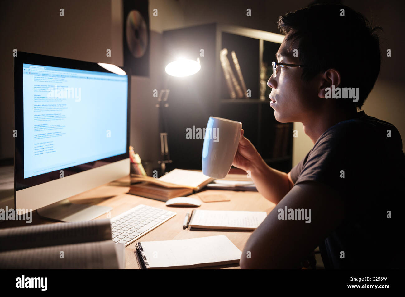 Late Night Study Stock Photos & Late Night Study Stock Images - Alamy