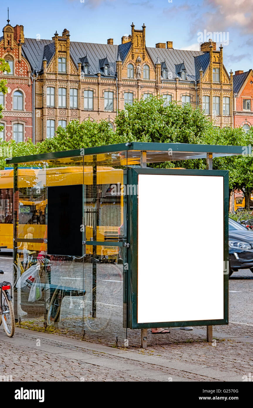 Swedish bus stop public transport hi-res stock photography and images ...