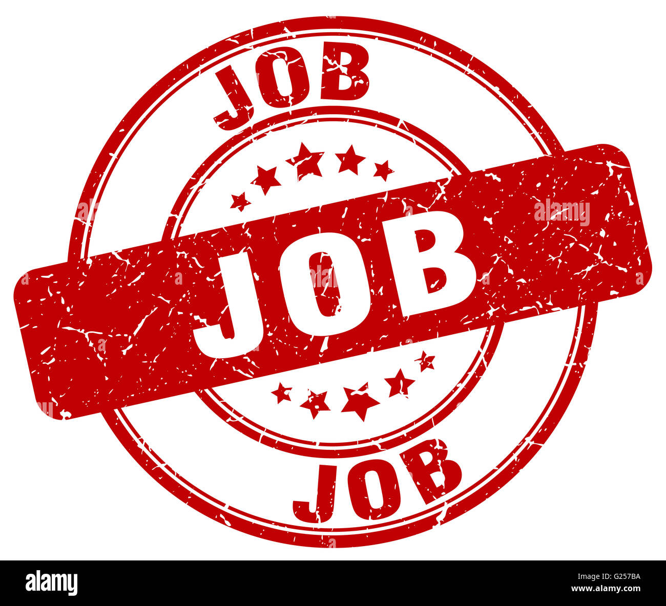 job red grunge round vintage rubber stamp Stock Photo - Alamy