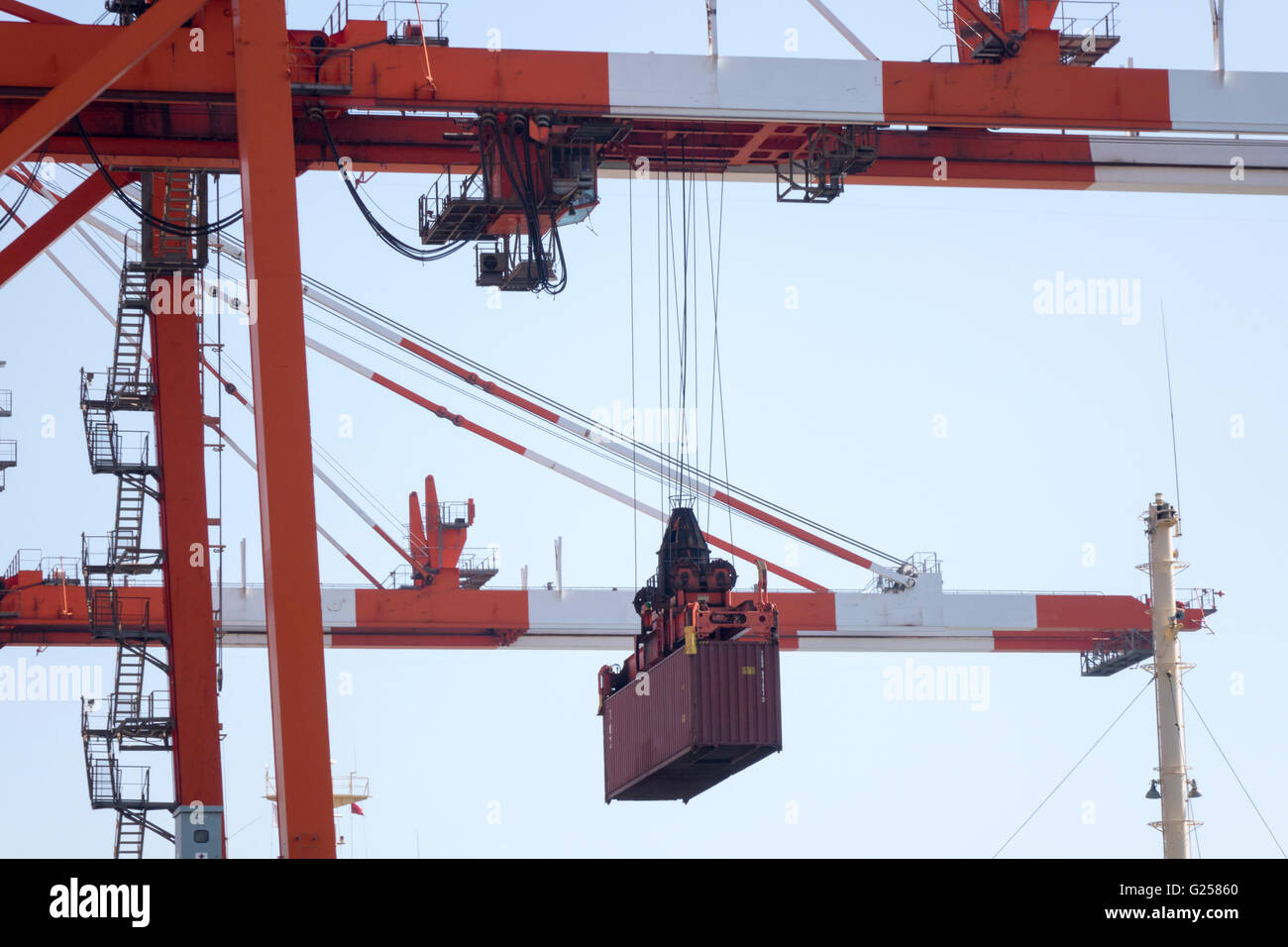 Cargo sea port Stock Photo - Alamy